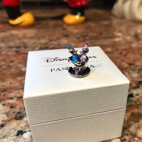 Pandora | Jewelry | Pandora Disney Donald Duck Daisy Duck Teacup Charm ...
